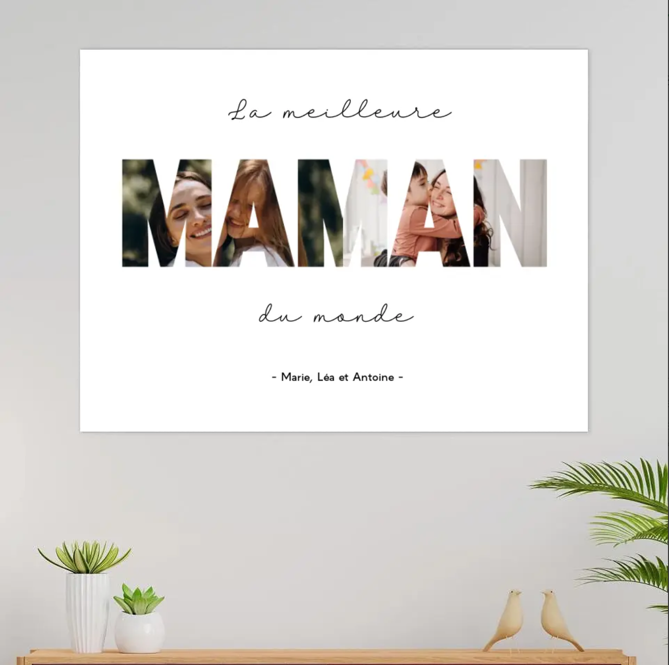 Optez pour un cadeau inoubliable de fête des mères : les toiles person ...