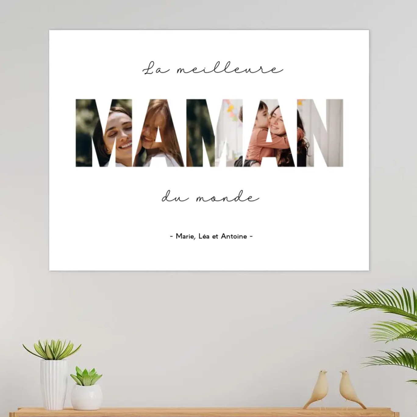 Idées de cadeaux fête des mères personnalisés : une affiche spéciale p ...