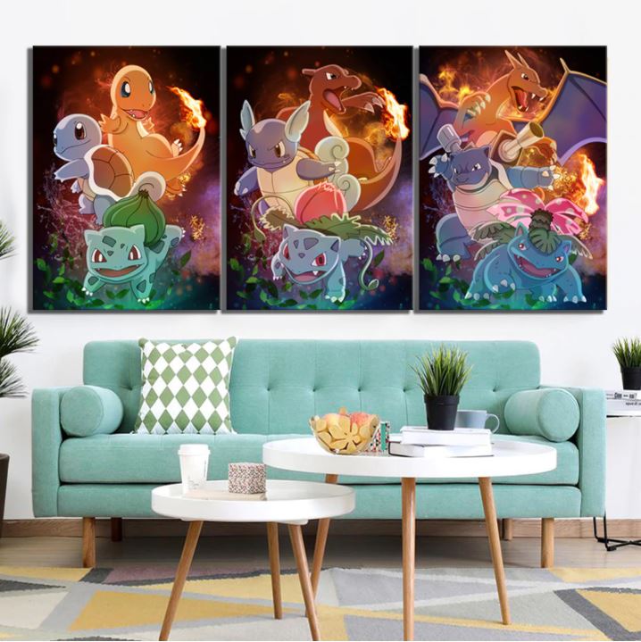 Affichez votre passion avec un poster Pokémon – Pop Art Blocks