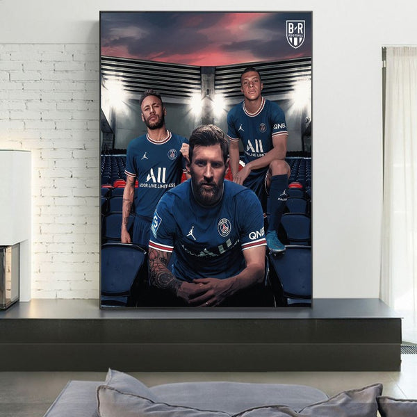 AFFICHE LIONEL MESSI - PSG – Pop Art Blocks